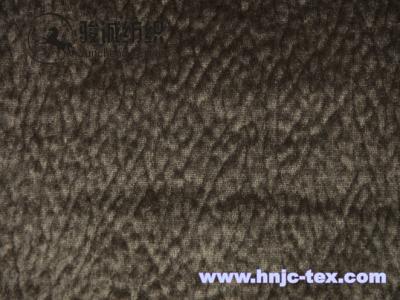 China Leather printed thick velvet for sofa fabric/uphostery for sale