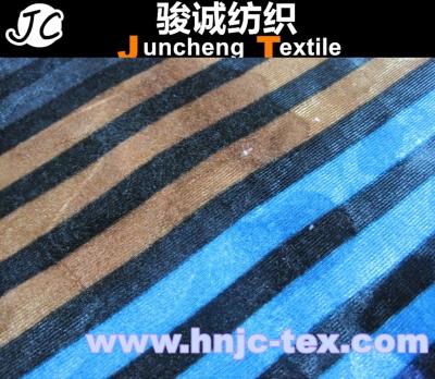 China New colorful stripes stretchy spendex polyester blended fabric for apparel for sale