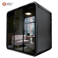 China ECO Friendly Six Persons Acoustic Booth , Portable Soundproof Room For Office for sale