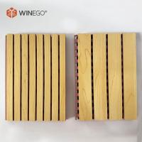 China Melamine MDF Grooved Acoustic Panels 133x2440mm 197x2440mm For Ceiling And Wall for sale