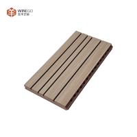 China Art Design And Aesthetics Grooved Acoustic Panel For Conference Rooms for sale
