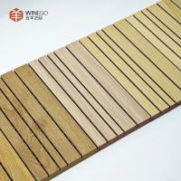 China Art Design And Aesthetics Grooved Acoustic Panel For Conference Rooms for sale