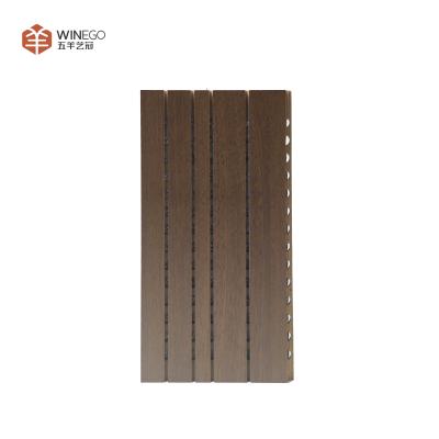 China Versatile Colors And Sustainable Grooved Acoustic Panel For Educational Spaces for sale