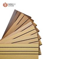 China Versatile Colors And Sustainable Grooved Acoustic Panel For Educational Spaces for sale