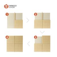 China Decorative Natural Veneer Perforated Acoustic Wood Panels with E1 Grade Rating for sale