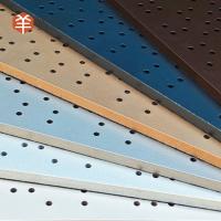 China Design Aesthetics Aluminum Perforated Acoustic Panel For Shopping Mall for sale