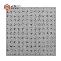 China Eco-Friendly And High NRC Aluminum Perforated Acoustic Panel For Rooms for sale