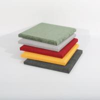 China Formaldehyde Free Fabric Acoustic Panels Sound Proof Fabric Wrapped Wall Panels 32mm for sale
