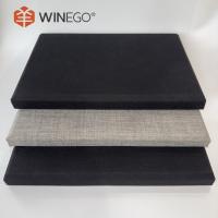 China Waterproof Acoustic Fabric Sound Absorbing Panels Formaldehyde Free For Interior for sale