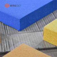 China Custom Size Artistic Fabric Acoustic Panels , Soundproof Fabric Wrapped Wall Panels for sale