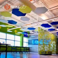China Custom Size Artistic Fabric Acoustic Panels , Soundproof Fabric Wrapped Wall Panels for sale