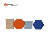 China Soundproof Art decor Fabric Wrapped Acoustic Wall Panels 0.8 NRC Customizable for sale
