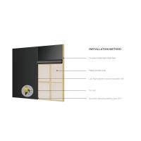 China High Polymer Odorless Sound Insulation Felt 610x610mm For Soundproofing Rooms for sale