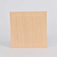 China Sound Absorbing Suspended Wood Panel Ceiling , Perforated Wood Acoustic Panels 12mm for sale