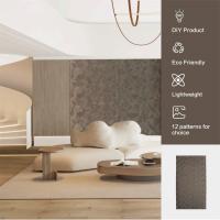 China Modern Design MDF Base 3D Decorative Wall Tiles Interior Panels FSC CE Approved for sale