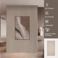 China Interior Embossed 3D Art MDF Wall Decorative Panel For Living Room And Office for sale