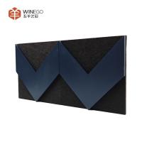 China Artistic Shapes PET 3D Acoustic Wall Panel with Painting Modern Design for sale