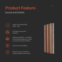 China Timber Veneer Oak Acoustic Wood Wall Panels Modern Style Sound Proof 0.85NRC for sale