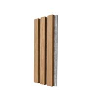 China Natural Wood Slat Acoustic Wall Panels Fire Retardant 0.85 NRC Sound Absorption for sale