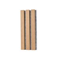 China Natural Wood Slat Acoustic Wall Panels Fire Retardant 0.85 NRC Sound Absorption for sale
