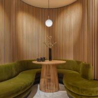 China Natural Wood Slat Acoustic Wall Panels Fire Retardant 0.85 NRC Sound Absorption for sale