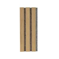 China Bespoke Soundproof Solid Wood Slat Acoustic Panels 21mm Thickness 0.85 NRC for sale