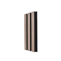 China Nobel Walnut Wood Slat Acoustic Wall Panels 600x2400 600x3000mm Slatted Wood Panels for sale