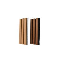 China Hot Seal Wood Slat Acoustic Panel  Aesthetics And Acoustic For Interior Wall for sale
