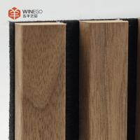 China Customizable Wood Slat Acoustic Panels For Quiet And Stylish Interior for sale