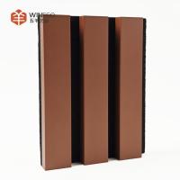 China Sleek Acoustic Wood Slat Panels For Quiet And Elegant Interiors Pure Color for sale
