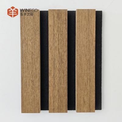 China High-Performance Wood Slat Acoustic Panel Refined And Aesthetic Acoustic Upgrade for sale