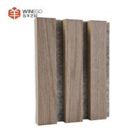 China Elegant Wood Slat Acoustic Panel Functional And Artistic Sound Absorption for sale