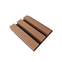 China Artistic Wood Slat Acoustic Panels Three-Sided Wrapping  For Modern Homes for sale