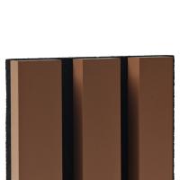 China Artistic Wood Slat Acoustic Panels Three-Sided Wrapping  For Modern Homes for sale