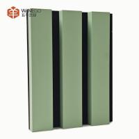 China Decorative And Functional Wood Slat Acoustic Panels For Restaurant Decoration for sale