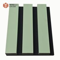 China Decorative And Functional Wood Slat Acoustic Panels For Restaurant Decoration for sale