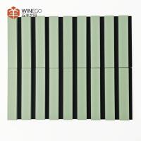 China Decorative And Functional Wood Slat Acoustic Panels For Restaurant Decoration for sale