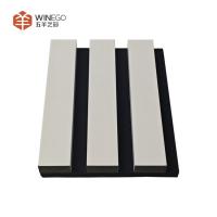 China Elegant Wood Slat Acoustic Panels With Wood Grain Texture For Living Room for sale