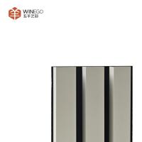 China Elegant Wood Slat Acoustic Panels With Wood Grain Texture For Living Room for sale