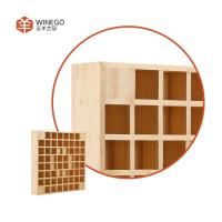 China 100mm Thick Wood Acoustic Diffuser Panels E1 Grade For Sound Clarity for sale