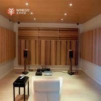 China 600mm 1200mm length Wood Acoustic Diffuser Panels For Auditorium Acoustics for sale