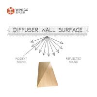 China FSC Certified Wood Acoustic Diffuser Panels For Concert Halls Recording Studios for sale