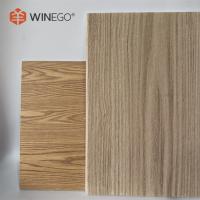 China Noise Reduction Woodgrain Print PET Decorative Acoustic Panels 9mm Thick for sale