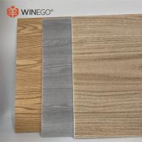 China Noise Reduction Woodgrain Print PET Decorative Acoustic Panels 9mm Thick for sale
