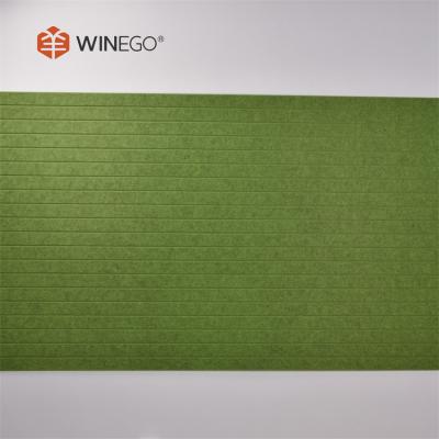 China Sound Deadening Plain Polyester Acoustic Panels 2440mmx1220mm Pass BS476-7 for sale