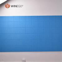 China Sound Deadening Plain Polyester Acoustic Panels 2440mmx1220mm Pass BS476-7 for sale