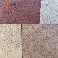 China Anti Microbial Acoustic Wood Wool Panels 600x1200mm Moisture Proof For Office for sale