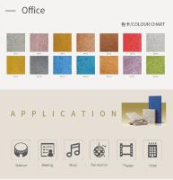China Anti Microbial Acoustic Wood Wool Panels 600x1200mm Moisture Proof For Office for sale