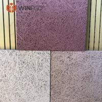 China Thermal Insulation Acoustic Wood Wool Wall And Ceiling Panels 0.9NRC Decorative for sale