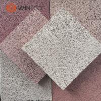 China Colorful Painting Wood Wool Acoustic Panels Customized Shapes Decoration for sale